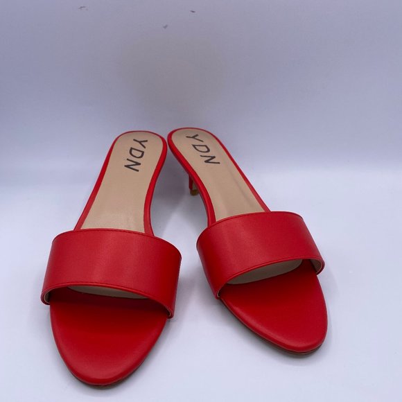 YDN | Shoes | Ydn Comfy Kitten Low Heel Mules Slip On Clog Pumps | Poshmark